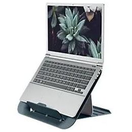 Leitz Ergo Cosy Ergonomischer Höhenverstellbarer Laptopständer 6426 Tragbar Bis zu 17" Grau