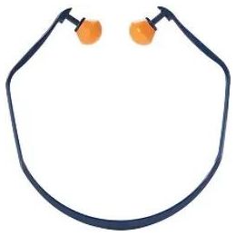 3M Banded Bügelgehörschutz Schnurlos Blau Orange 1310C1 mit 2 Paar Ersatzstöpseln