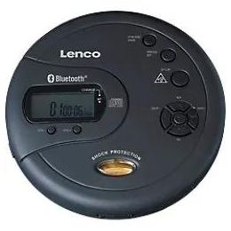 Lenco Tragbarer CD-Player CD-300SCHWARZ Schwarz