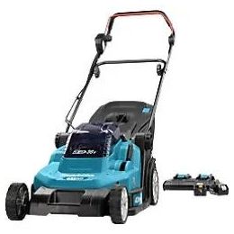 Makita Rasenmäher DLM432PT2 Blau, Schwarz