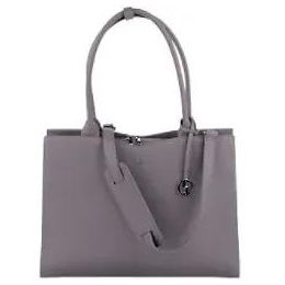 SOCHA Laptoptasche 14" Kunstleder Grau 39 x 12 x 29 cm