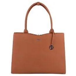 SOCHA Laptoptasche 14" Kunstleder Cognac 39 x 12 x 29 cm
