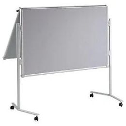 Maul Maulpro Moderationstafel Freistehend 130,5 (B) x 195 (H) cm Aluminium Grau
