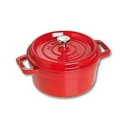 Staub La Cocotte 20cm rund, rot, Gusseisen