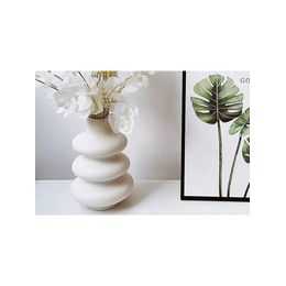 Coin de Pierre Vase in Creme - (H)20 x &Oslash; 8 cm - 71% | Kerzen-vasen