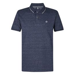 PETROL INDUSTRIES Poloshirt in Dunkelblau - 58% | Gr&ouml;&szlig;e L | Herren-plussize