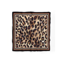 Lucky Bees Tuch in Schwarz/ Hellbraun - (L)55 x (B)55 cm - 40% | Damen-schals-tuecher