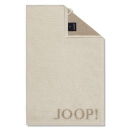 JOOP! G&auml;stetuch Classic Doubleface, Creme, Textil, 3-teilig, Uni, 30x50 cm, Made in Germany, Oeko-Tex&reg; Standard 100, saugf&auml;hig, Aufh&auml;ngeschlaufe, strapazierf&auml;hig, durchgef&auml;rbt, angenehm weich, hochwertige Qualit&auml;t, Badtextilien, G&auml;stehandt&uuml;cher