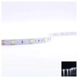 Strip 24V LED Streifen 5M 7,2W/m 30LED/m 10mm - Lichtfarbe: Kaltweiß 6000K - Sch...