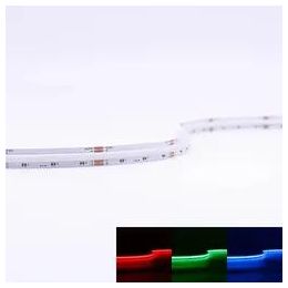COB RGB 24V LED Streifen 5M 15W/m 840LED/m 10mm IP20 Farbwechsel