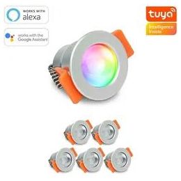 Smartes MiBoxer LED Einbaustrahler Set 3W 12V IP66 - Lichtfarbe: RGB+2700K - Anz...