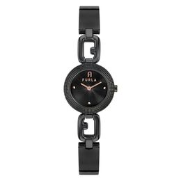 Furla Uhren - Quarz-Analoguhr Furla Arco Chain - Gr. unisize - in Schwarz - f&uuml;r Damen
