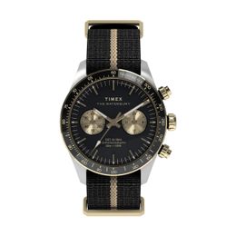Timex Uhren - Quarz-Chronographenuhr Waterbury Heritage Chronogr - Gr. unisize - in Schwarz - f&uuml;r Damen