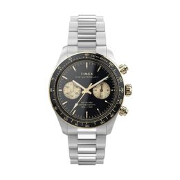 Timex Uhren - Quarz-Chronographuhr Waterbury Heritage Chronograp - Gr. unisize - in Silber - f&uuml;r Damen