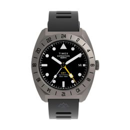 Timex Uhren - Mechanische Automatikuhr Expedition Gmt Titanium A - Gr. unisize - in Schwarz - f&uuml;r Damen