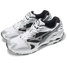 Mizuno Low-Top Sneaker - baskets wave rider 10 2 - Gr. US_8_5 - in Schwarz - f&uuml;r Damen