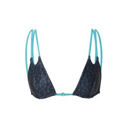 VIERVIER Bikinitop 'Jody' Damen Gr&ouml;&szlig;e 70 blau / t&uuml;rkis / schwarz