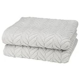 Handtücher Ross "Sensual 9001", grau (chrom), B:50cm L:100cm, Frottier, Obermaterial: 100% Baumwolle, Handtücher, 100% Baumwolle