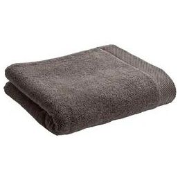 Handtücher Christy "LUXE", grau (soot), B:50cm L:100cm, Walkfrottier, Obermaterial: 100% Baumwolle, Handtücher, Luxus Handtücher in Premium Qualität mit 730g/m2, 50x100cm, 2er Set