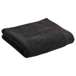 Handtücher Christy "LUXE", schwarz, B:50cm L:100cm, Walkfrottier, Obermaterial: 100% Baumwolle, Handtücher, Luxus Handtücher in Premium Qualität mit 730g/m2, 50x100cm, 2er Set