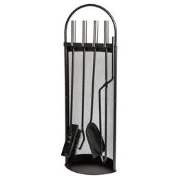 Kamingarnitur ADURO "Baseline 1", schwarz, B:15cm H:66cm, Stahl, Reinigungs-Sets