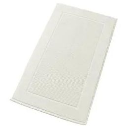 Badematte Christy "Supreme", beige (almond), H:7mm, Baumwolle, Badematten, Premium Badematte in Luxusqualität 1000g/m2, 50 x 90, 2er Set