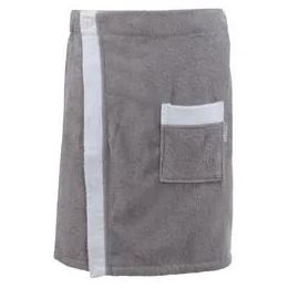 Kilt Carl Ross "80200" Gr. 55, weiß (platin, weiß), 55/140, Frottier, Hausmäntel