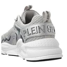 Sneaker Plein Sport "Lo-Top Turnschuhe", Gr. 45, Normalschaft, silber (70, silber), Schuhe