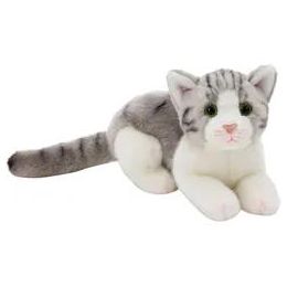 Kuscheltier Nici "Lifelike, Katze, 20 cm", grau, Plüschfiguren, KinderB:12cm H:13cm L:20cm, Plüsch, B:12cm H:13cm L:20cm