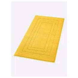 Badematte Vossen Gr. 2, gelb (sonnengelb), (67cm x 120cm ), 1 Stk., Badematten