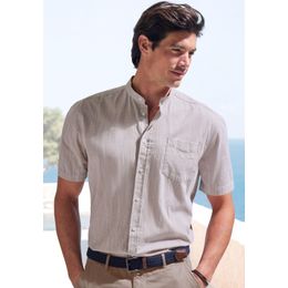 H.I.S. Herren Kurzarmhemd beige Gr&ouml;&szlig;e M (39/40)