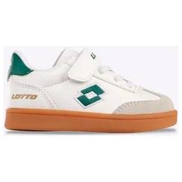 Sneaker Lotto, Gr. 20, grün (weiß, grün), Synthetik, Schuhe