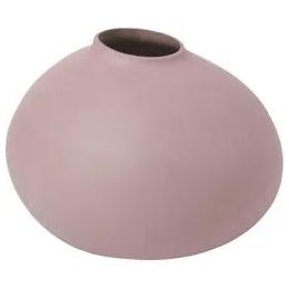 Dekovase Blomus "NONA, aus Porzellan, Höhe ca. 13 cm", rosa (rosa (bark)), B:18cm H:13cm T:17cm, Porzellan, Vasen, Vase in außergewöhnlicher Form