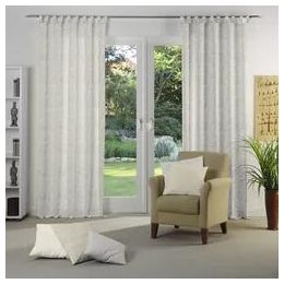 Vorhang WIRTH "Gospic" Gr. 4, braun, B:132cm H:245cm, Jacquard, Baumwolle, Polyester, Gardinen