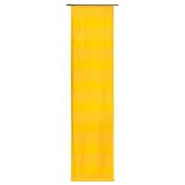 Schiebegardine WIRTH "Westport" Gr. 4, gelb, B:60cm H:245cm, Jacquard, Polyester, Gardinen