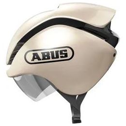 Rennradhelm Abus "GAMECHANGER Tri" Gr. S, gold (goldfarben), Helme, S Kopfumfang: 51cm - 55cm, gl&auml;nzend, unifarben