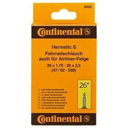 Fahrradschlauch Prophete "Continental", schwarz, Fahrradschläuche, 48mm, Sclaverandventil (SV), 26 Zoll (66,04cm)