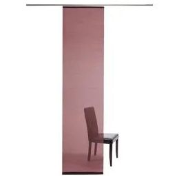 Schiebegardine HOMING "Manhattan", rot (karminrot), B:60cm H:245cm, Polyester, Gardinen, modern, Wohnzimmer, Schlafzimmer