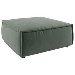 Polsterhocker 3C Candy "Matteo", grün, B:95 H:40 T:95, 95% Polyester, 5% Nylon, Hocker, passend zu "Matteo", in Cord- und Feincordbezug