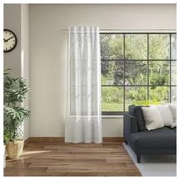 Neutex for you! Vorhang NEUTEX FOR YOU "Pino Eco" Gr. 1, grau, B:142cm H:245cm, Baumwolle, Polyester, Gardinen