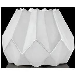 Dekovase Kaiser Porzellan "Polygono Star 1", weiß, B:25,5cm H:19cm T:25,5cm, Porzellan, Vasen