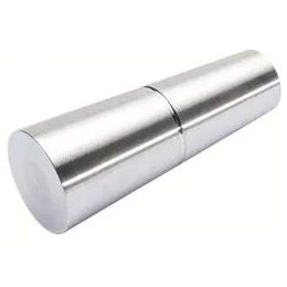Gardinenstangen-Endstück Liedeco "Endstück, Endknopf "Skandinavia" Concav" Gr. 1, silber (edelstahlfarben), B:3 H:3 L:5, Gardinenstangenendstücke, Endstück, Endknopf Concav, 1 Stück
