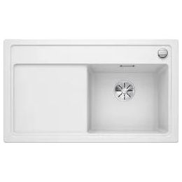 Küchenspüle Blanco "ZENAR 45 S", weiß, B:86 H:19 T:51, Verbundwerkstoff, Küchenspülen, Mit Ablauffernbedienung