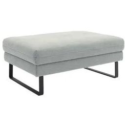 Schöner Wohnen Hockerbank "Spin", silber, B:109 H:44 T:74, 100% Polyester, SCHÖNER WOHNEN-KOLLEKTION, Hocker, passend zur Serie "Spin"