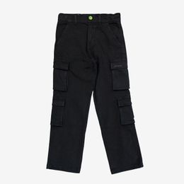 Schwarze Cargohose mit Logo
