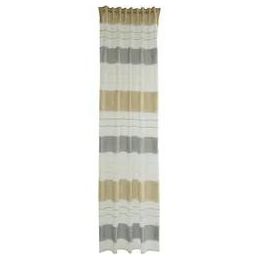 Vorhang HOMING "Nolar" Gr. 1, gelb, B:140cm H:245cm, Polyester, Gardinen, Fertigschlal Nolar
