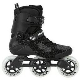 Inlineskates Powerslide "Swell Lite Black 100" Gr. 44, schwarz (schwarz, wei&szlig;), Inlineskates_Rollschuhe, 44/45 (bis 100 kg), Kunstfaser