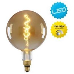 N&auml;ve N&Auml;VE LED-Leuchtmittel "Dilly Max", Energieeffizienz: G (A-G), beige (natur), &Oslash;:20cm, Leuchtmittel, Filament warmwei&szlig; LED E27/5W dimmbar 2200K 280lm D: 20cm H: 30cm