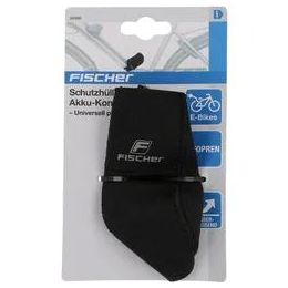 Akku-Schutzhülle Fischer FAHRRAD, schwarz, HüllenB:11cm H:5cm T:5cm, Neopren, B:11cm H:5cm T:5cm