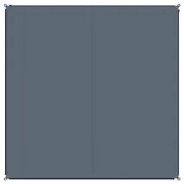 Outdoorteppich BENT "Carpet Plain", grau (steel gray), Teppiche, B : 250cm cm 1 Stk. St., 4mmmm, L: 250cmcm, Polyester, PFC frei, B:250cm